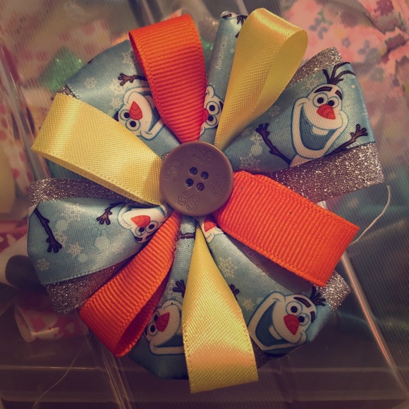 Accessories | Handmade Olaf Hair Bow | Poshmark